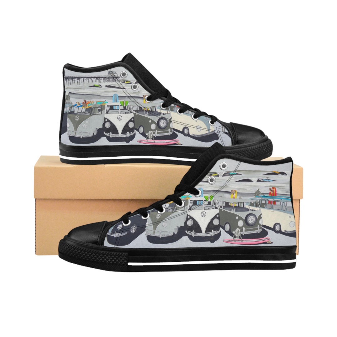 Seasidesart Buses at Pier Men's Classic Sneakers - Etsy