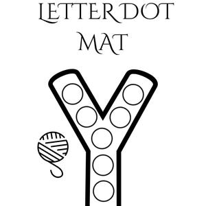 Digital Dot Mat Alphabet Coloring Book | Printable Capital Letter ...