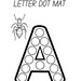 Digital Dot Mat Alphabet Coloring Book | Printable Capital Letter ...