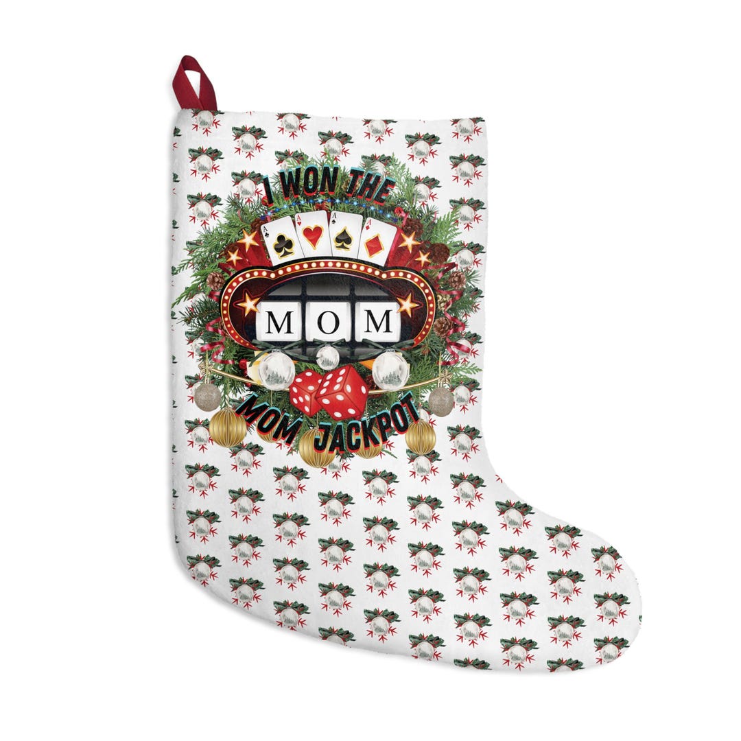 Christmas Stocking, Mom Christmas Stocking With Pattern, Christmas I ...