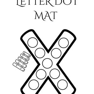 Digital Dot Mat Alphabet Coloring Book | Printable Capital Letter ...
