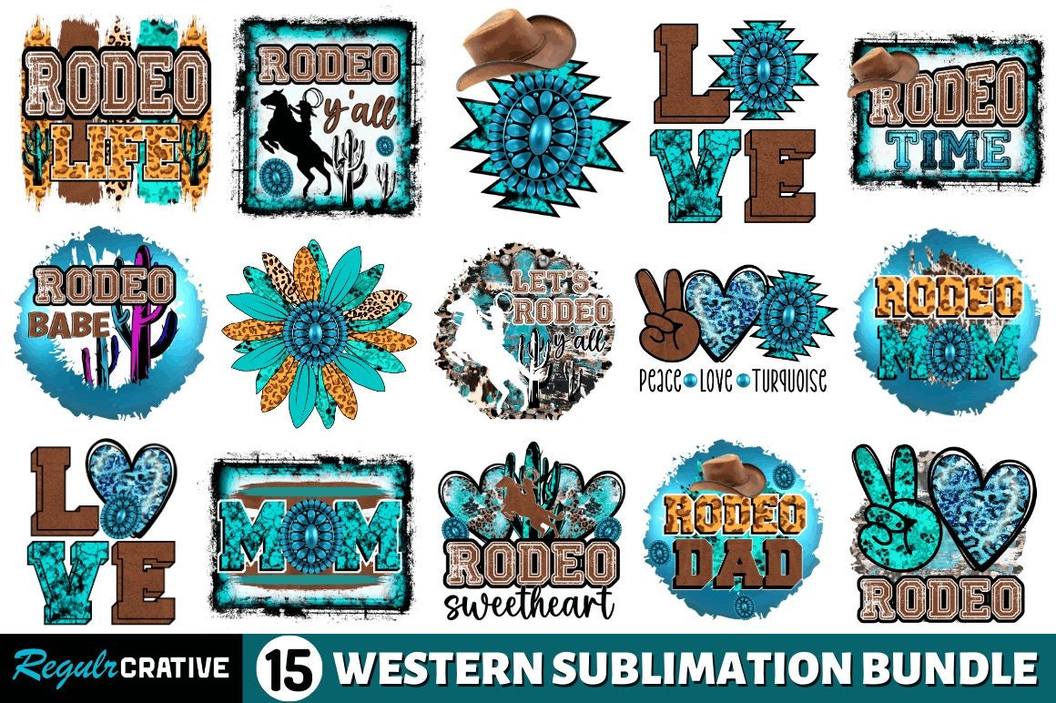 Western Sublimation Bundle, Western Png Bundle, Retro PNG - Etsy