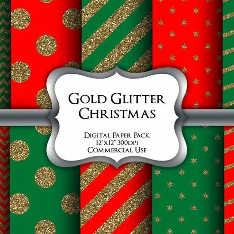 Gold Glitter Paper - Etsy
