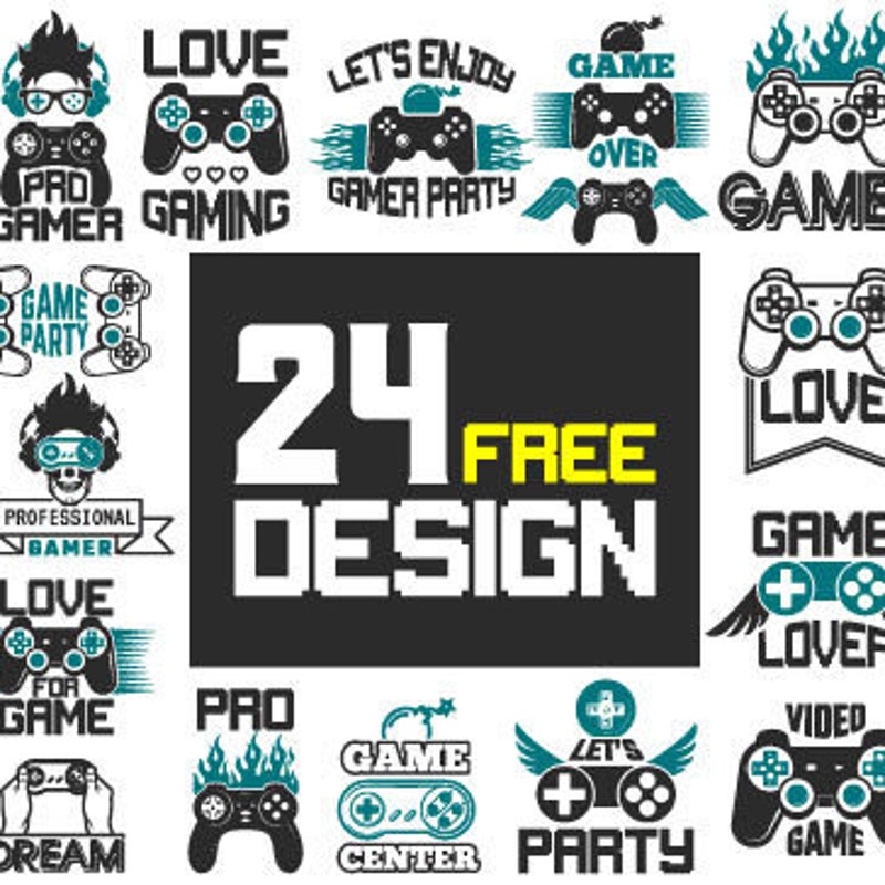Gaming Svg - Etsy