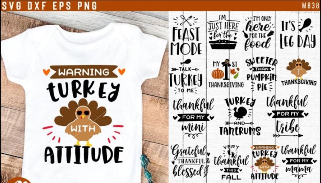 Thanksgiving Shirt Designs SVG Bundle - Etsy