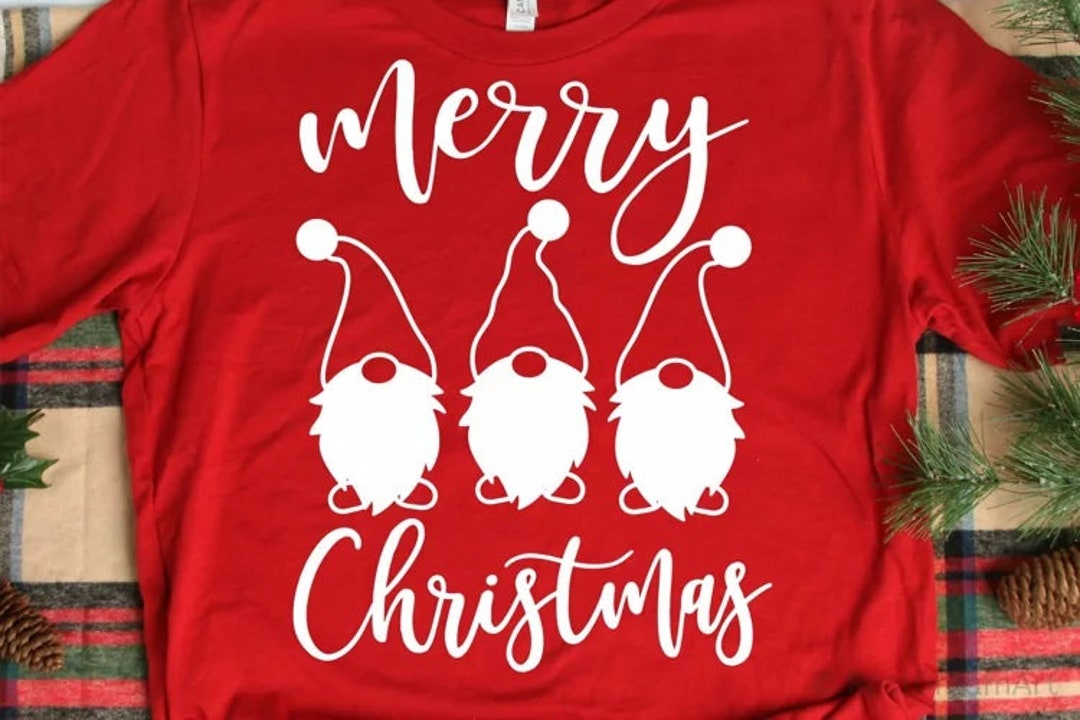 Merry Christmas Gnomes Svg, Dxf, Png - Etsy