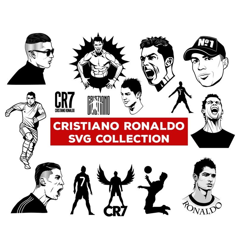 Cristiano Ronaldo Silhouette - Etsy