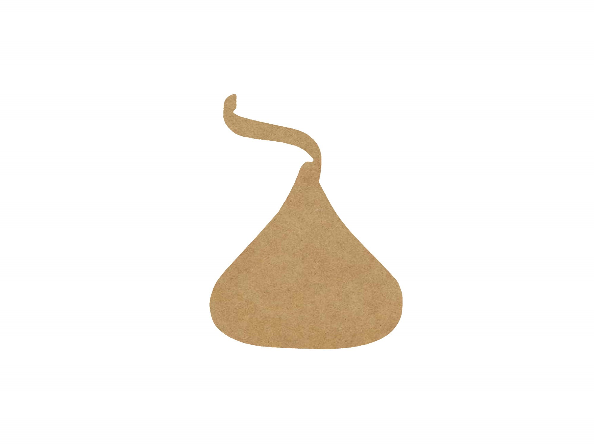 Unfinished Wood Hershey Kiss Shape: Valentine's Day Craft Cutout - Etsy