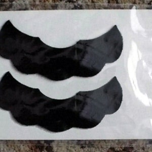 Mario & Luigi Character Inspired Mustache Set, Black Adhesive Felt ...