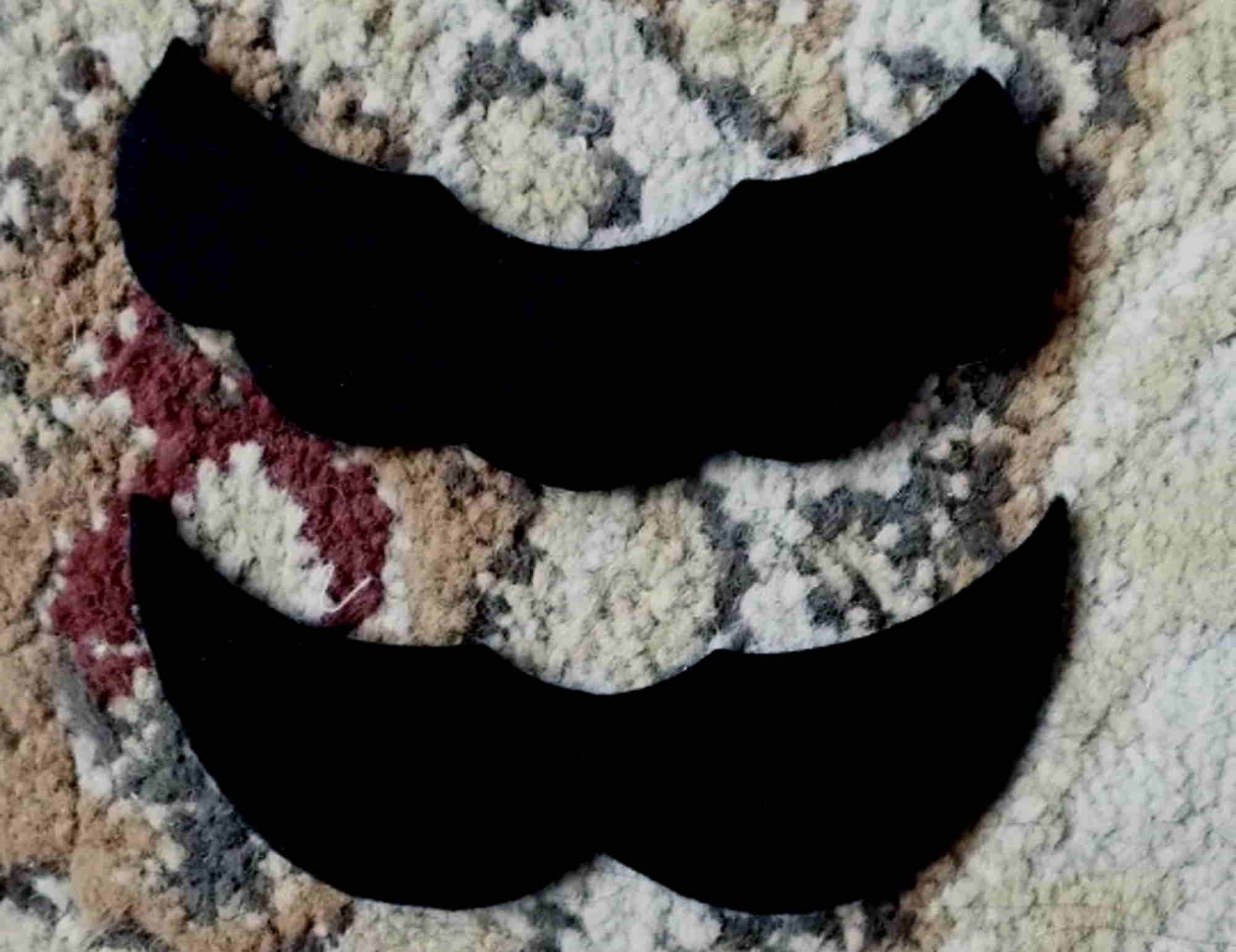 Child Size Mario & Luigi Character Inspired Fake Mustache Set, Black ...