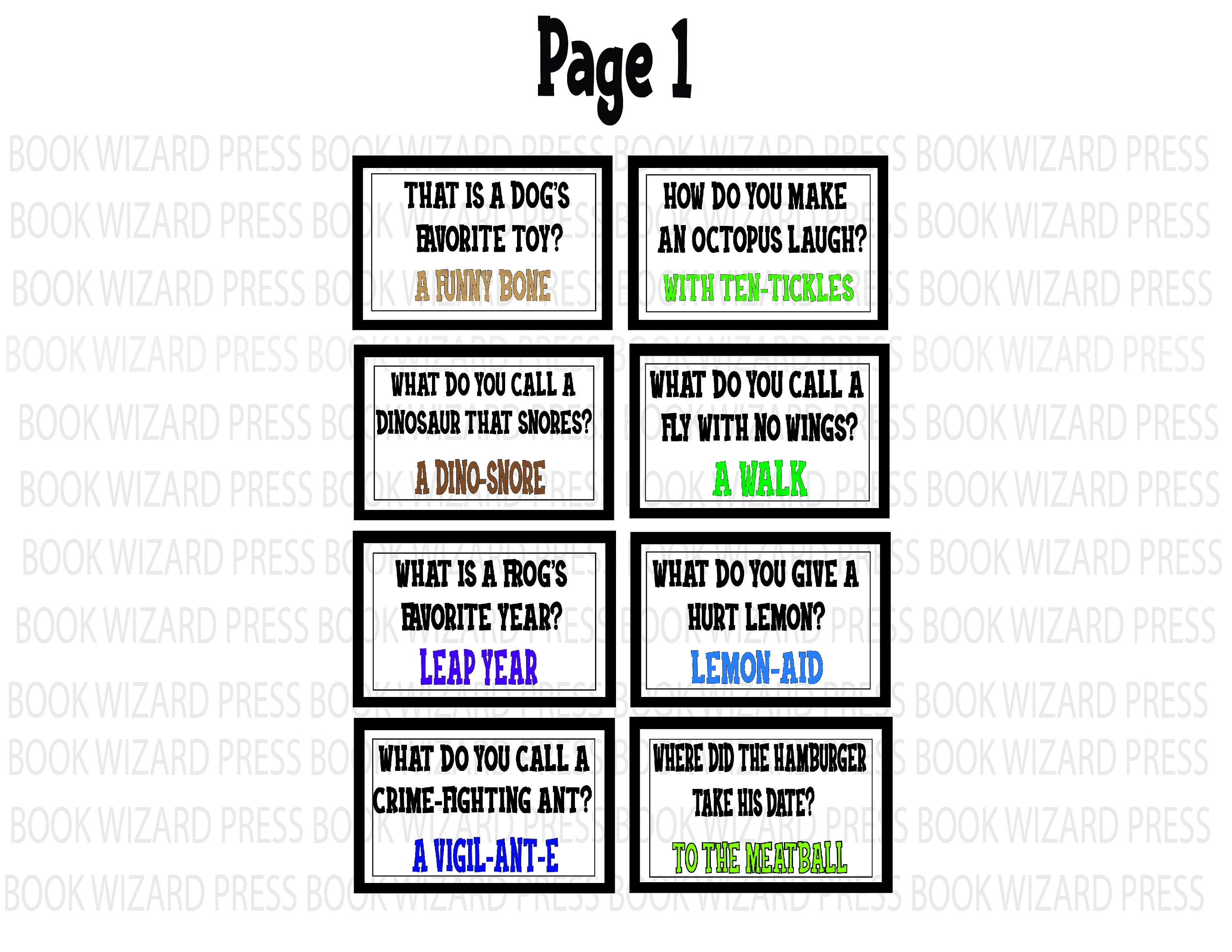 Printable Funny Lunchbox Notes | Lunchbox Jokes Notes for Kids | DIY ...