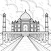 Travel Digital Coloring Page/ Adult Coloring/ World Destinations ...