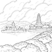 Travel Digital Coloring Page/ Adult Coloring/ World Destinations ...