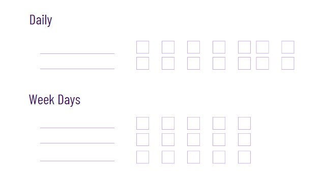 Habit Tracker Printable Organizer Digital Download Daily Weekly, Week ...