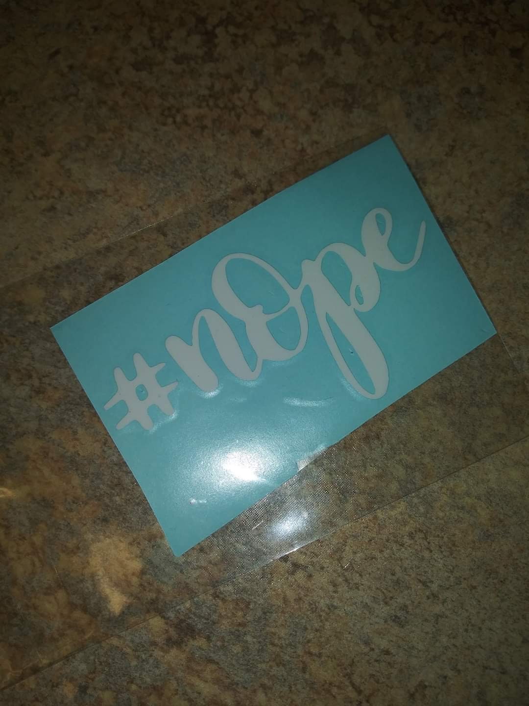 Nope Vinyl Decal Multiple Color Options Available - Etsy