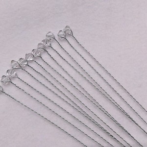 12 Inch Crystal Stems - Etsy