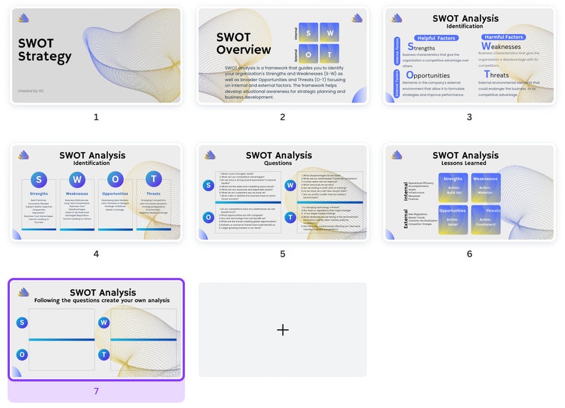 SWOT Analysis Template I Printable I PDF - Etsy
