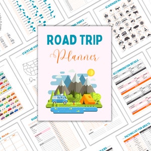 Road Trip Planner USA | Kids' Road Trip Games Printable | Family Road ...