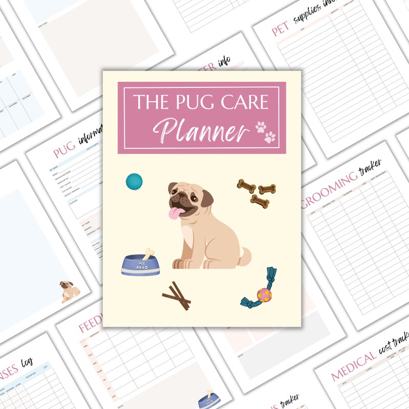Pug Calendar - Etsy