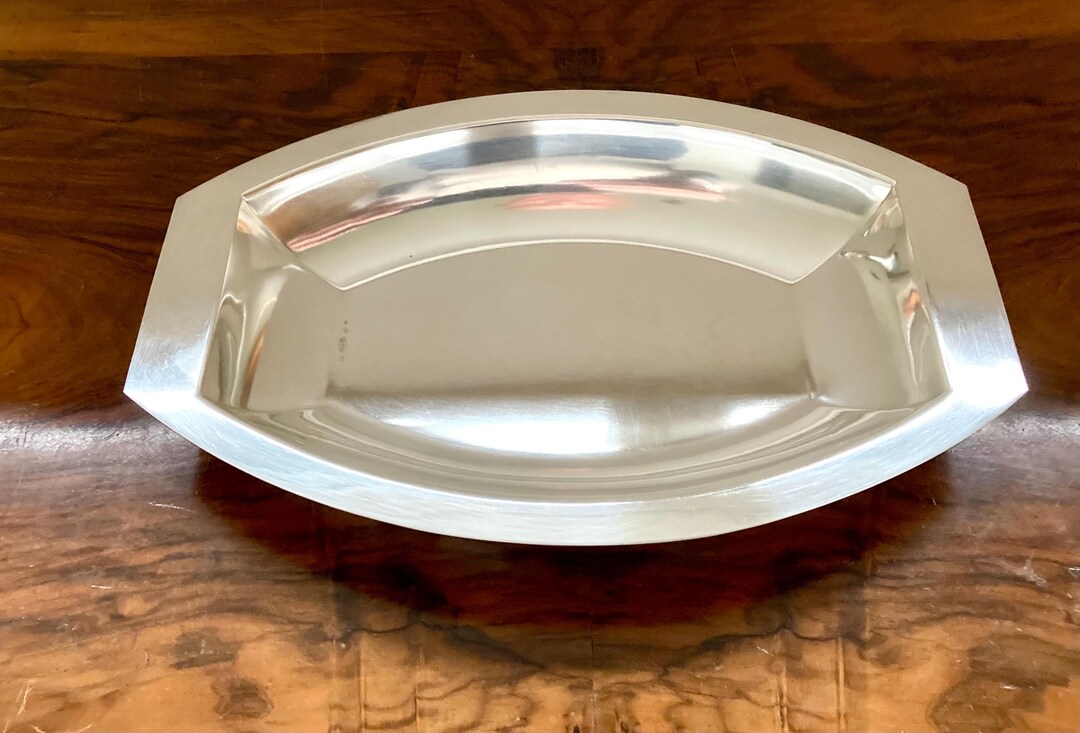 Large Silver-plated Oval Bread Dish, Brand VDM - Etsy
