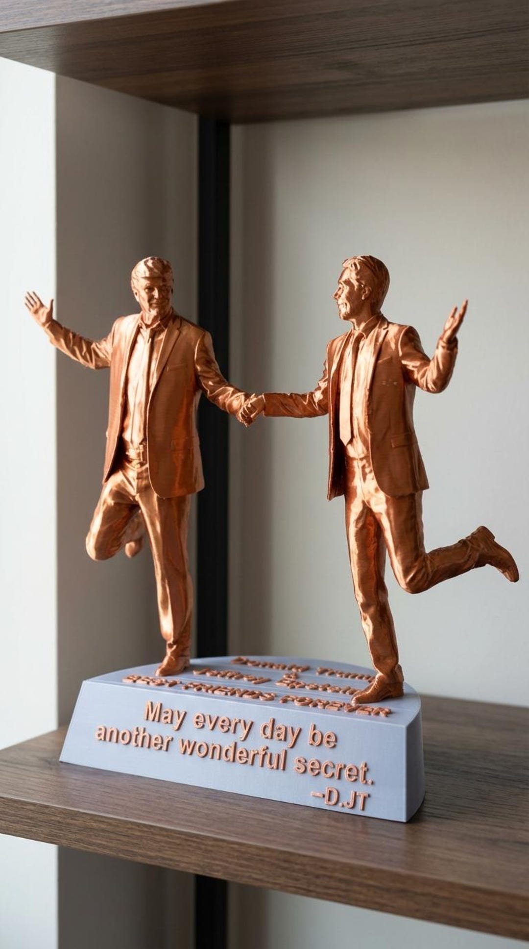 Friendship Statue - Donald Trump and Jeffrey Epstein - 2025 - Etsy