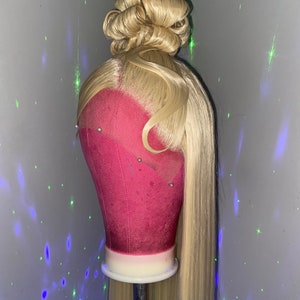 Sculpted Swoop Bang/bun Updo - Etsy