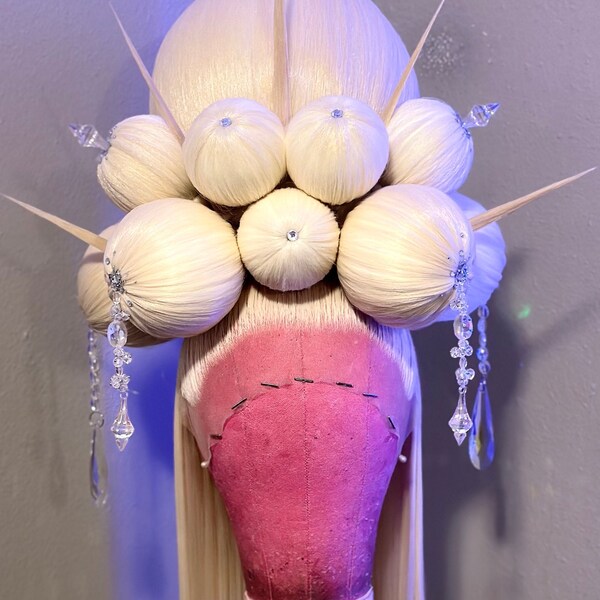 Cotton Candy Wig - Etsy