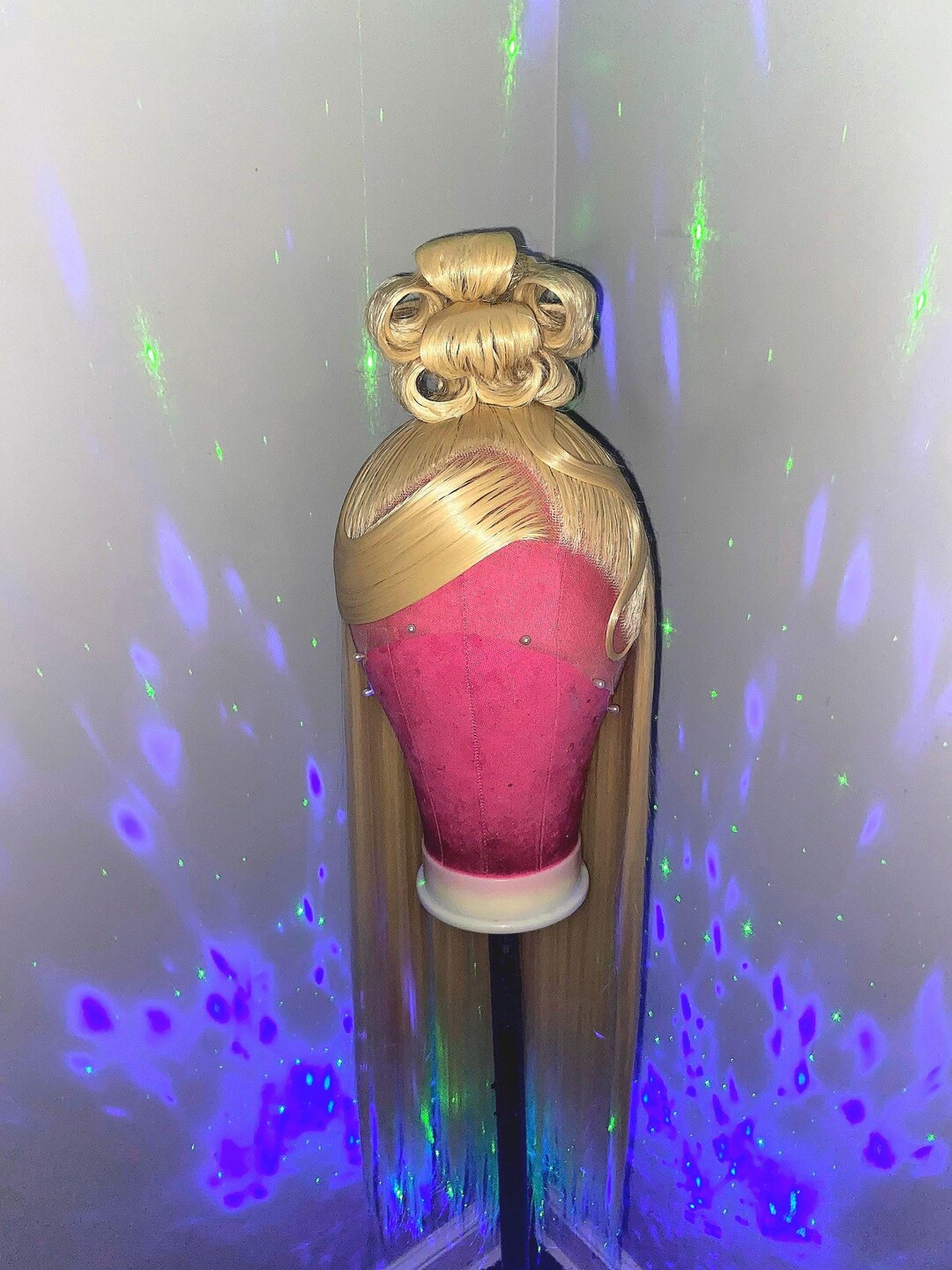 Sculpted Swoop Bang/bun Updo - Etsy