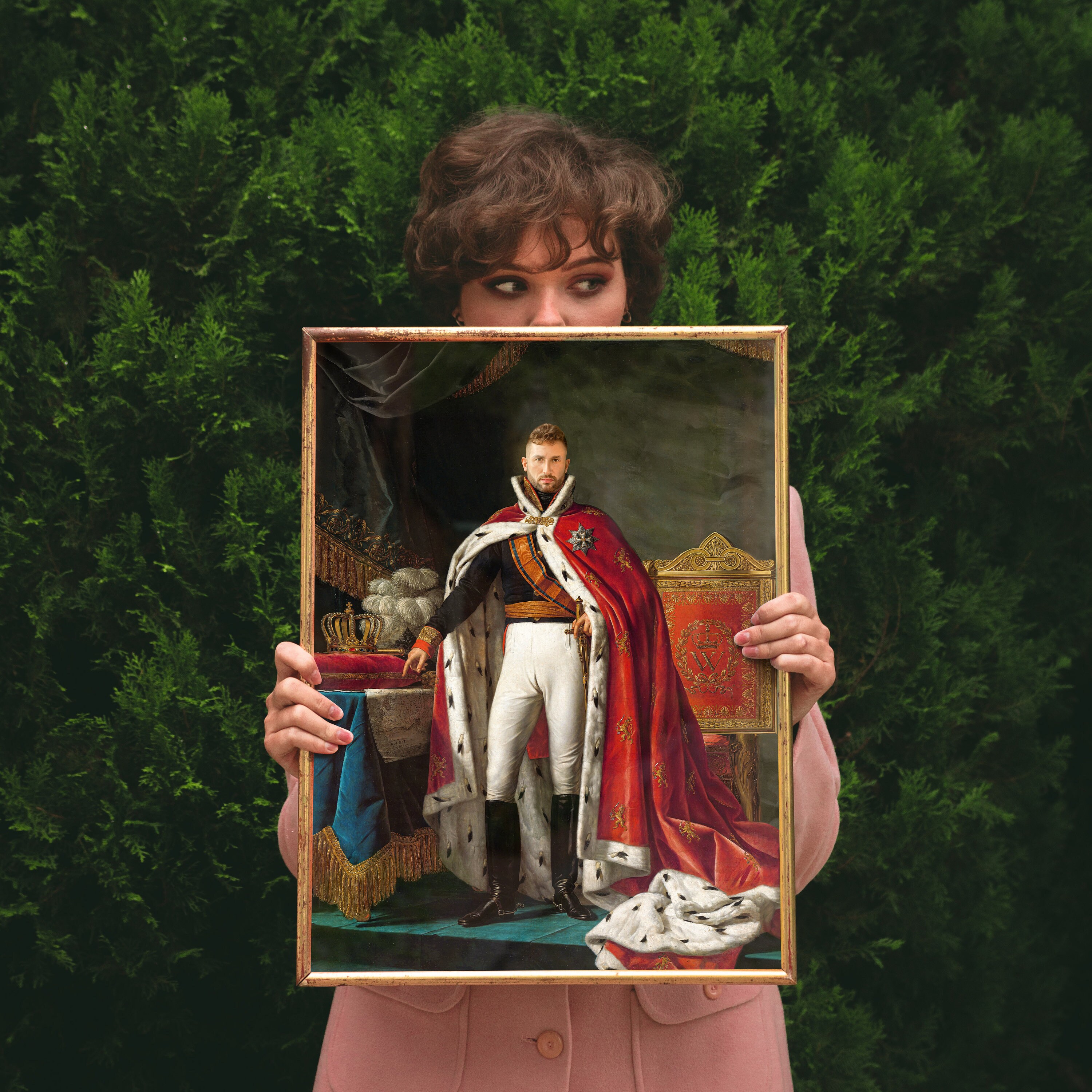 King Portrait | Custom Personalized Painting, Best Gift for Boyfriend ...