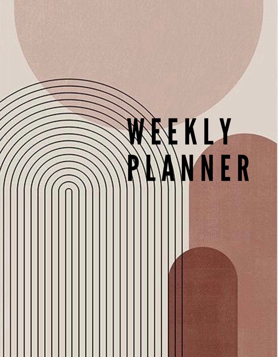 DIGITAL Planner Includes Weekly and Monthly Planning, Habit Tracker ...