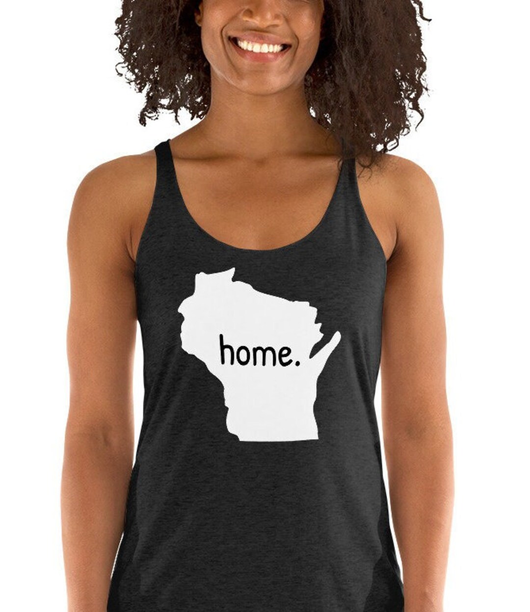 Wisconsin Home Racerback Tank Top, Wisconsin Tank, Home State Tank ...