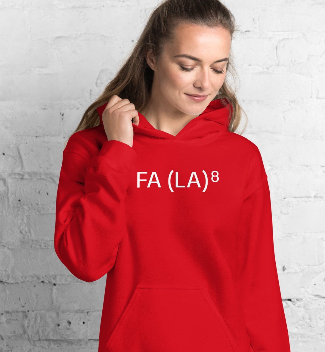 FA (LA)8 Hoodie, Holiday Song Hooded Sweatshirt, Christmas Hoodie ...