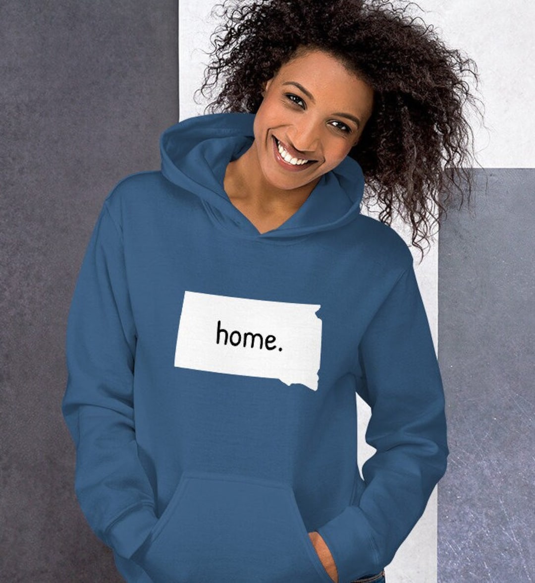 South Dakota Home Hoodie, South Dakota Hooded Sweatshirt, Home State ...