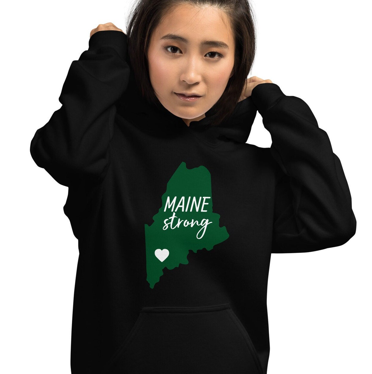 Maine Strong Hoodie, Lewiston Strong Hooded Sweatshirt, All Net ...