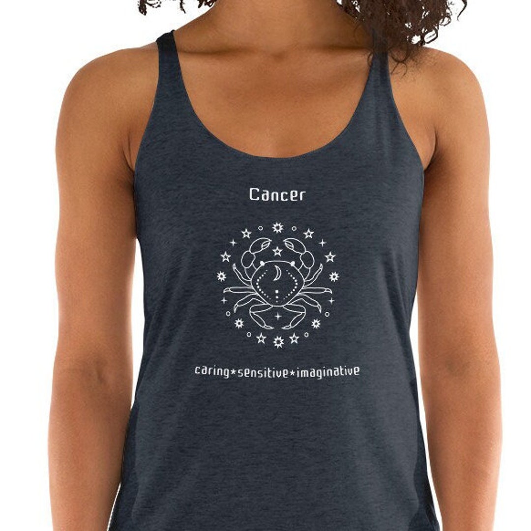 Cancer Racerback Tank, Star Sign Tank, Astrology Tank, Zodiac Tank ...