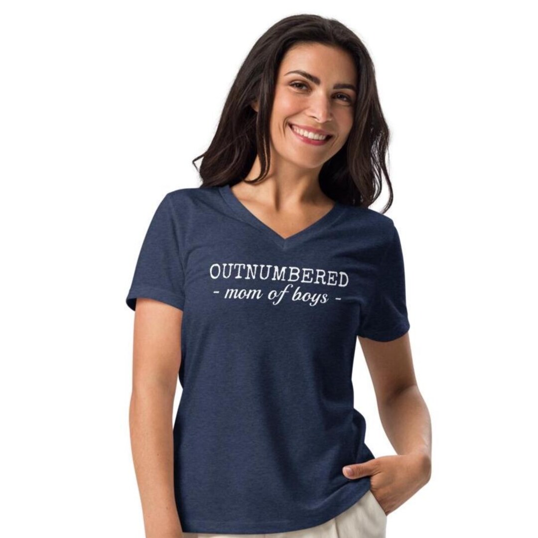 Outnumbered, Mom of Boys T Shirt, Funny Mom Tee, Mother's Day Gift ...