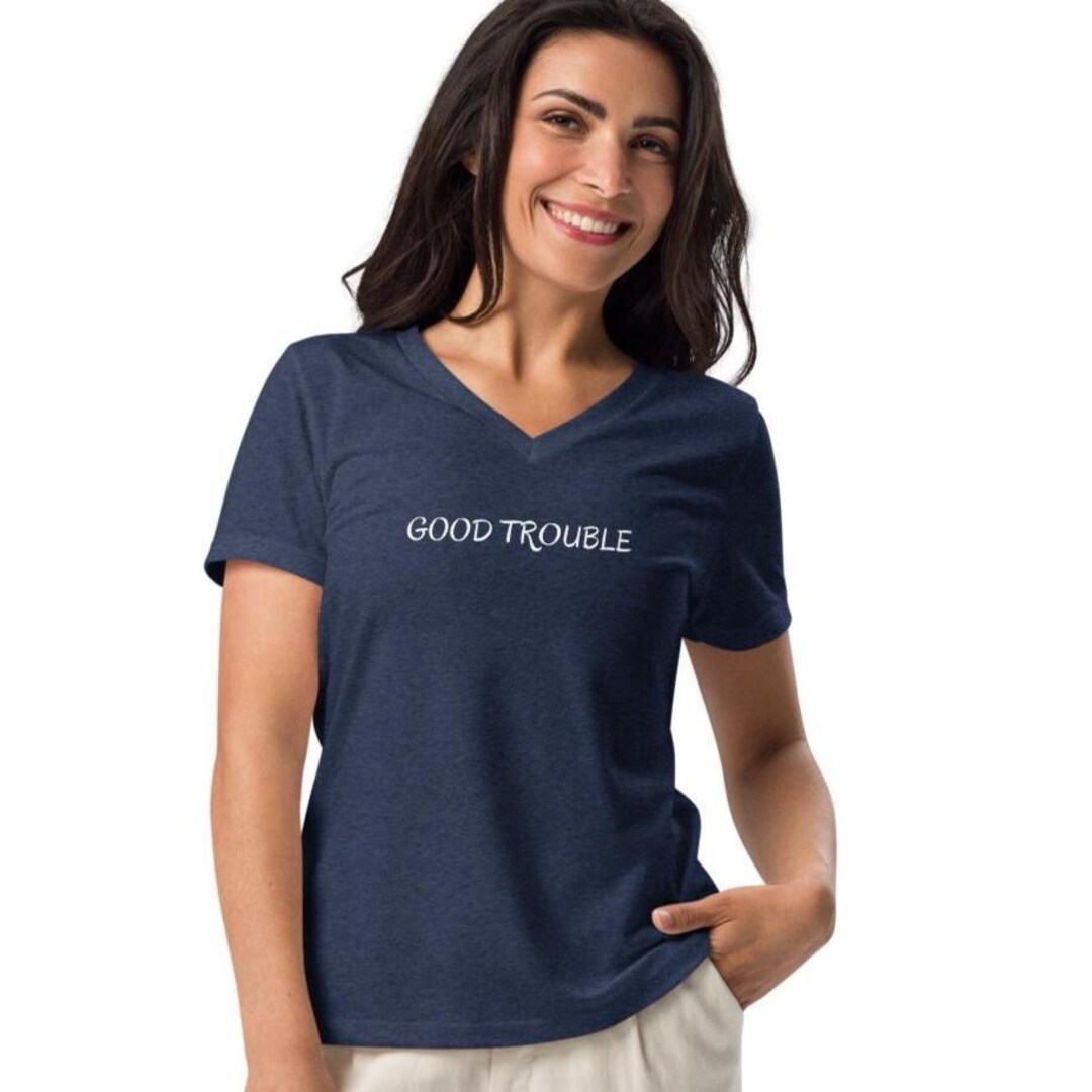 Good Trouble T Shirt, Subtle Protest Tee, John Lewis Quote, Necessary ...