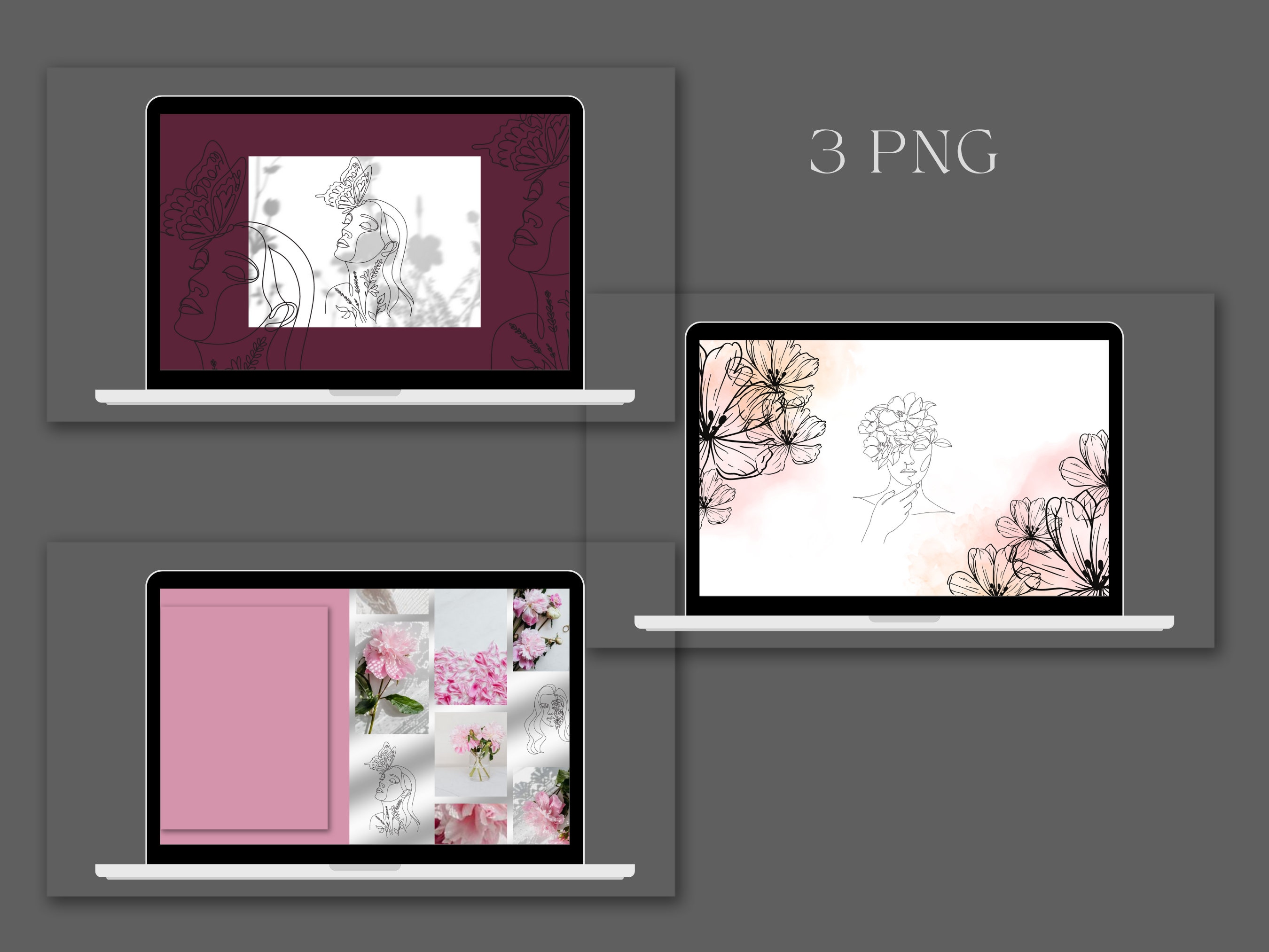 Editable Desktop Wallpaper, Laptop Wallpaper, Windows Background, Pink ...