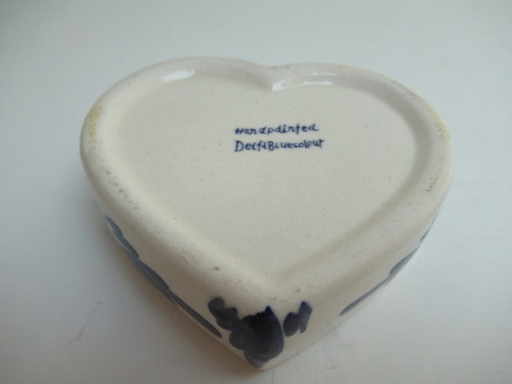 Delft Lover Heart Ceramic Box - Gem