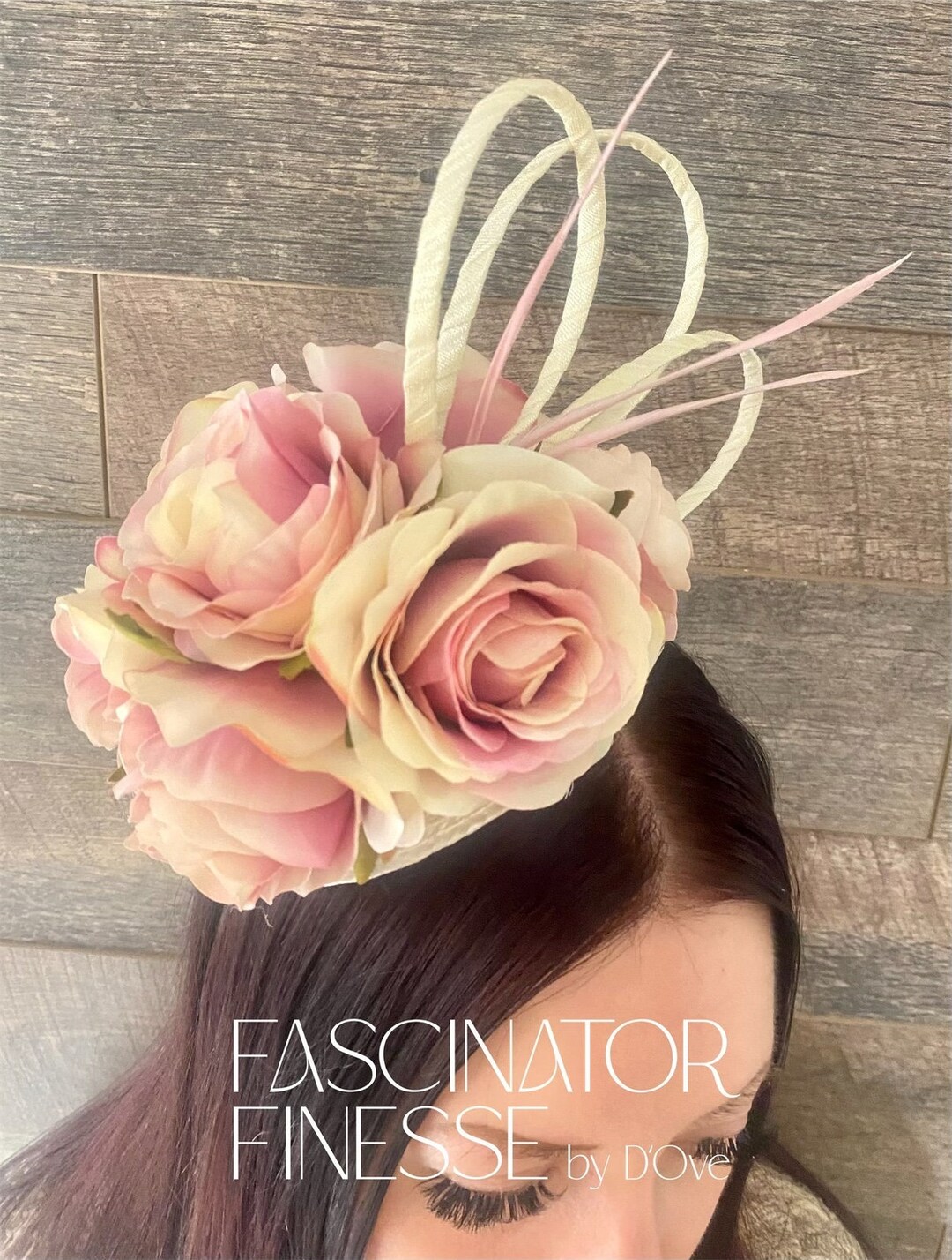 Fascinator - Loopy Rose Cream Cupcake - Etsy UK