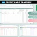 Credit Card Information Tracker Google Sheets (annual Fee, Sign up ...