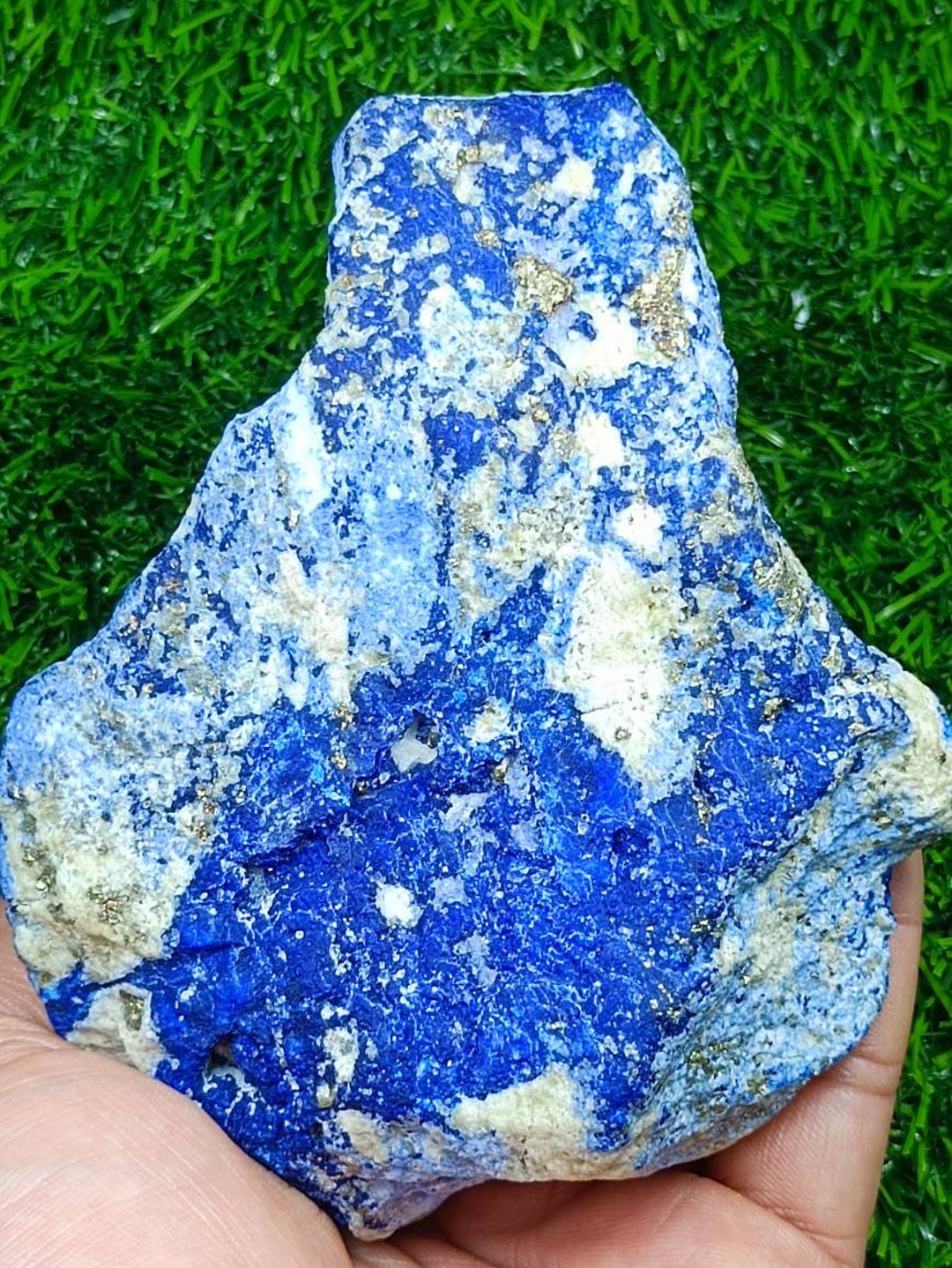 Lapis Crystals Combine With Golden Pyrite & Albite Matrix Collection ...
