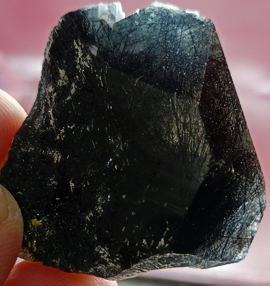 Blue Riebeckite & Aegirine Included Quartz Crystal From Zagi Mountain ...