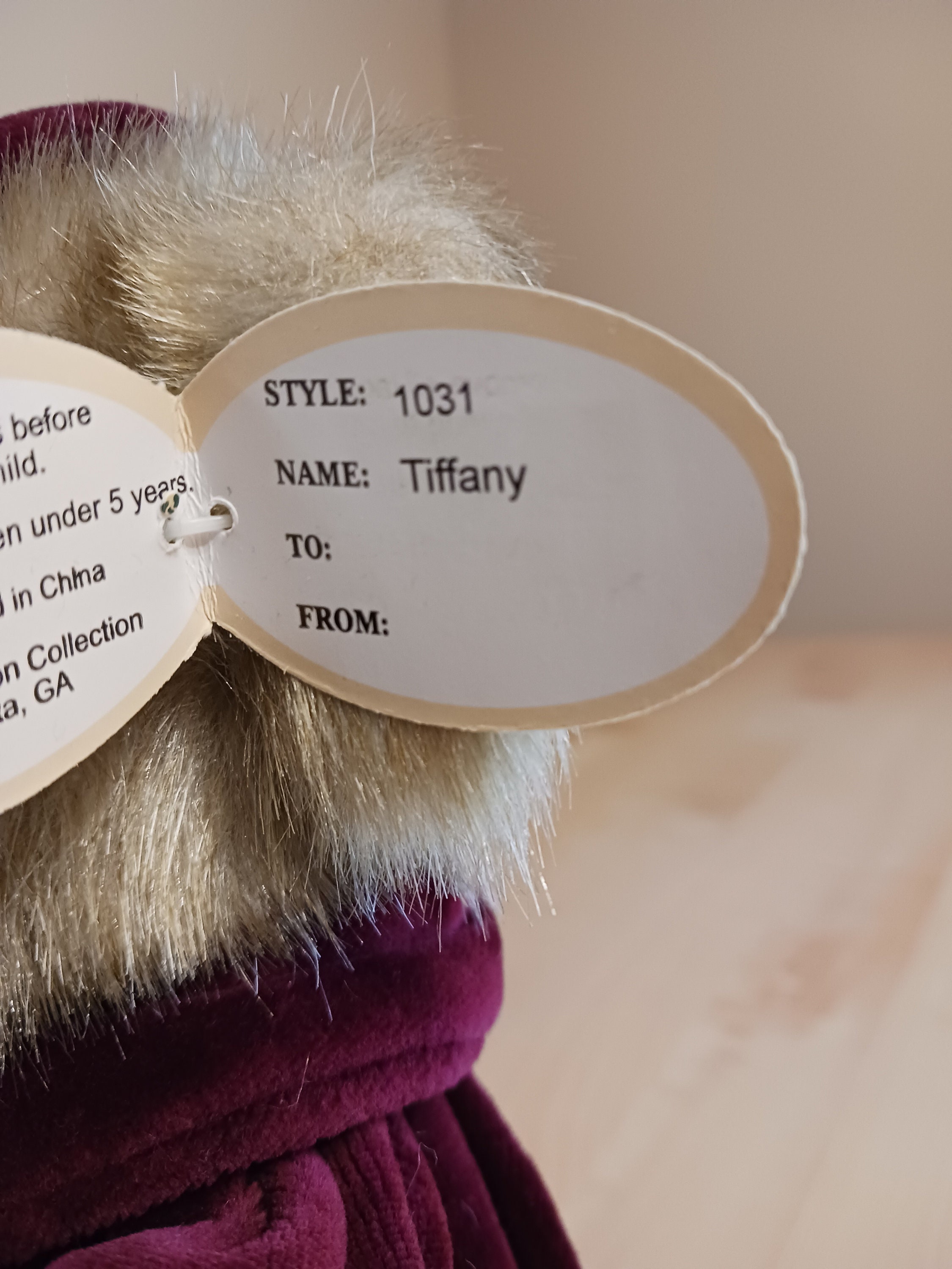 Bearington Collection-"tiffiny" 15" Bear - Etsy