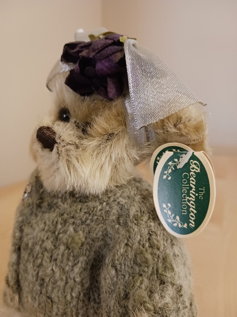 Bearington Collection - 10" Remy Bear and 10" Martin Bear and 2 Stands ...