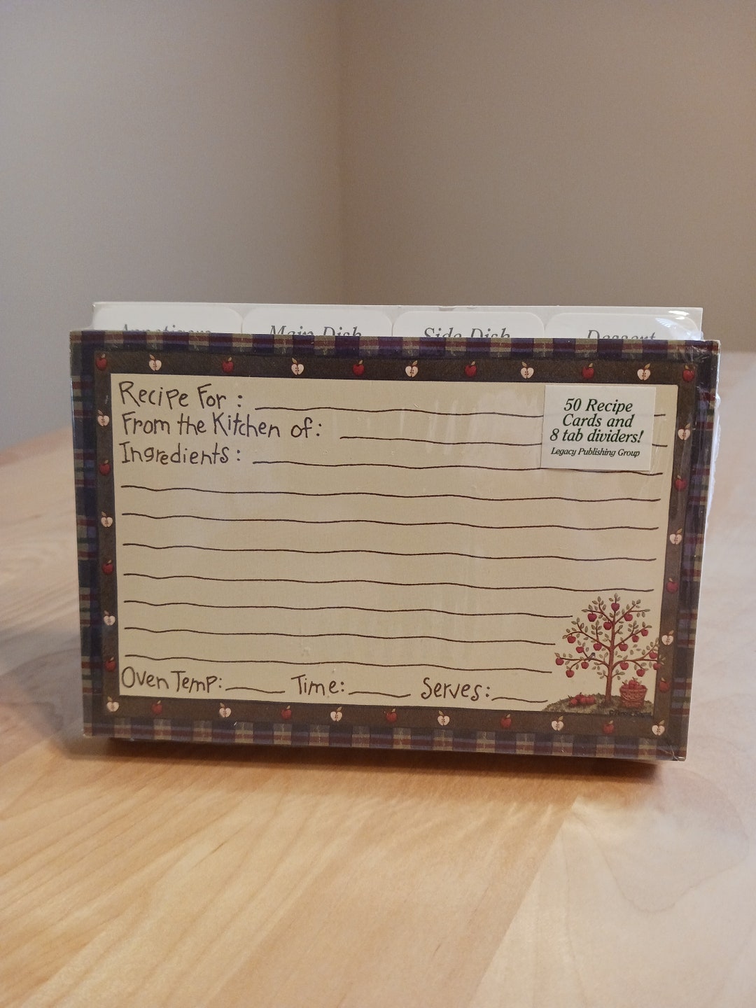 Apple Tree - 50 Recipe Cards and 8 Tab Dividers - Legacy Publishing ...