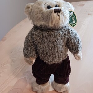 Bearington Collection - 10" Remy Bear and 10" Martin Bear and 2 Stands ...