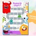 Monster Reward Chart | Monster Chart | Daily Chore Chart | Monster ...
