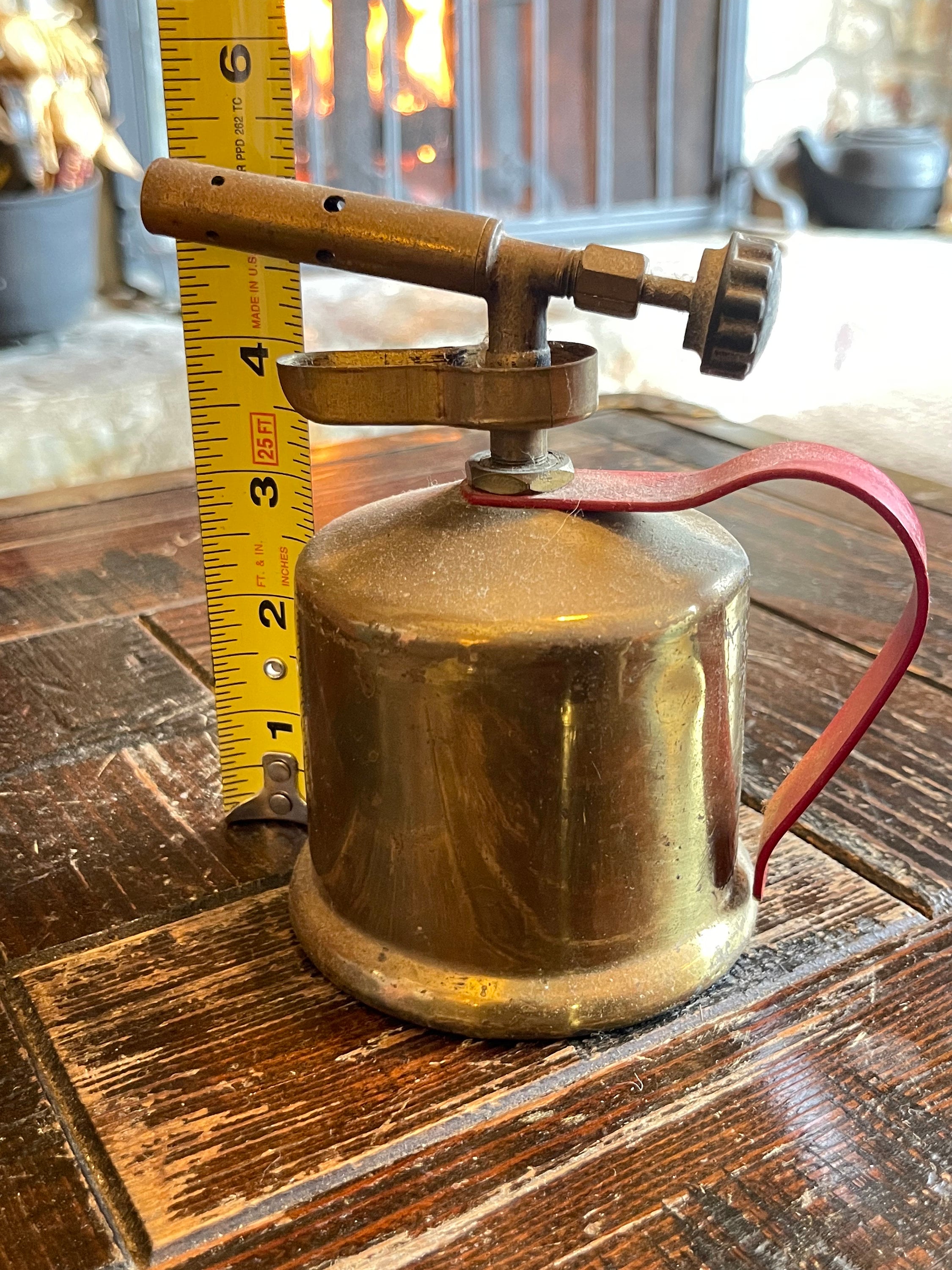 Vintage Blow Torch With Wooden Handle-turner Brass Works, Sycamore IL ...