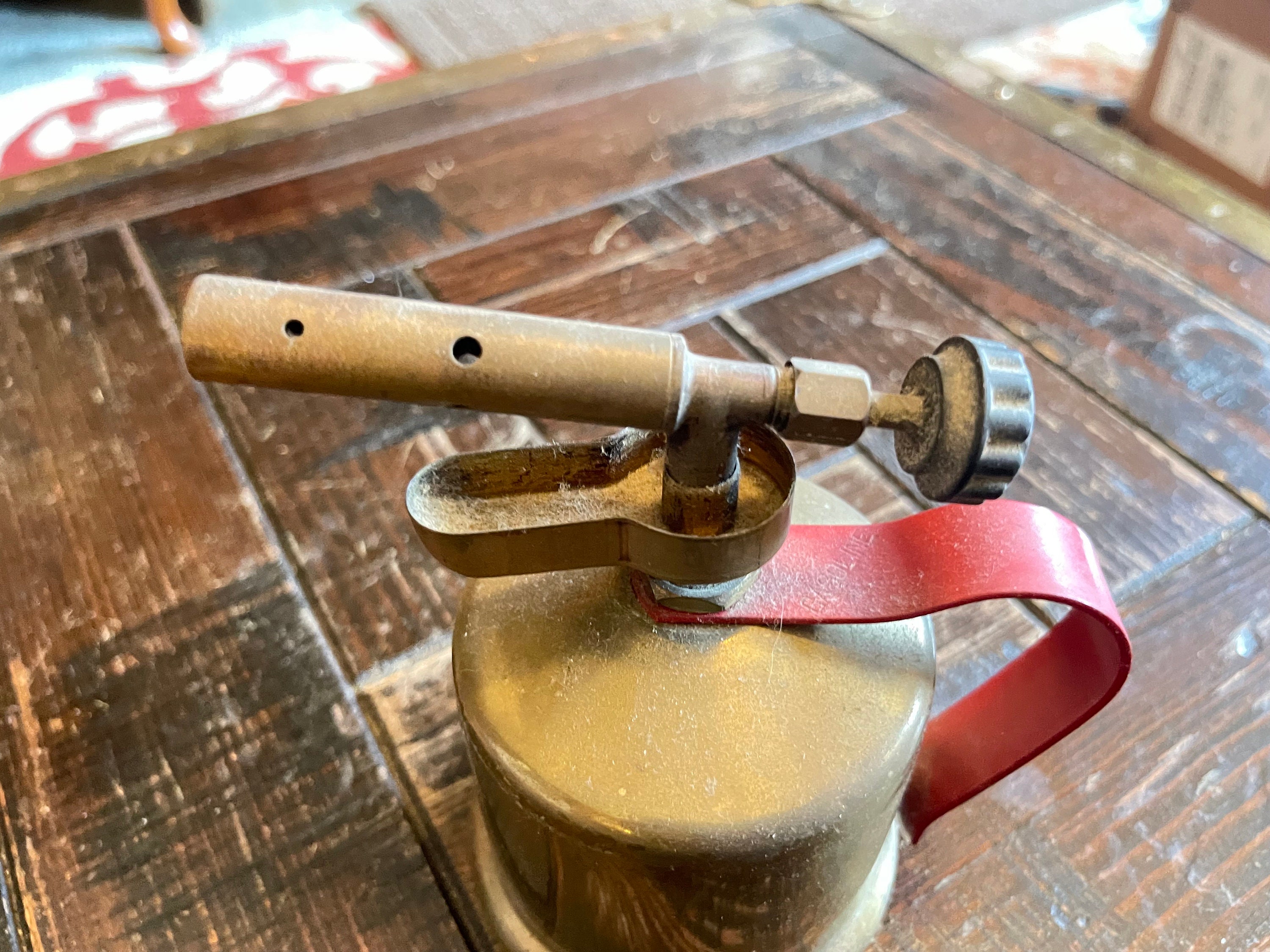 Vintage Blow Torch With Wooden Handle-turner Brass Works, Sycamore IL ...